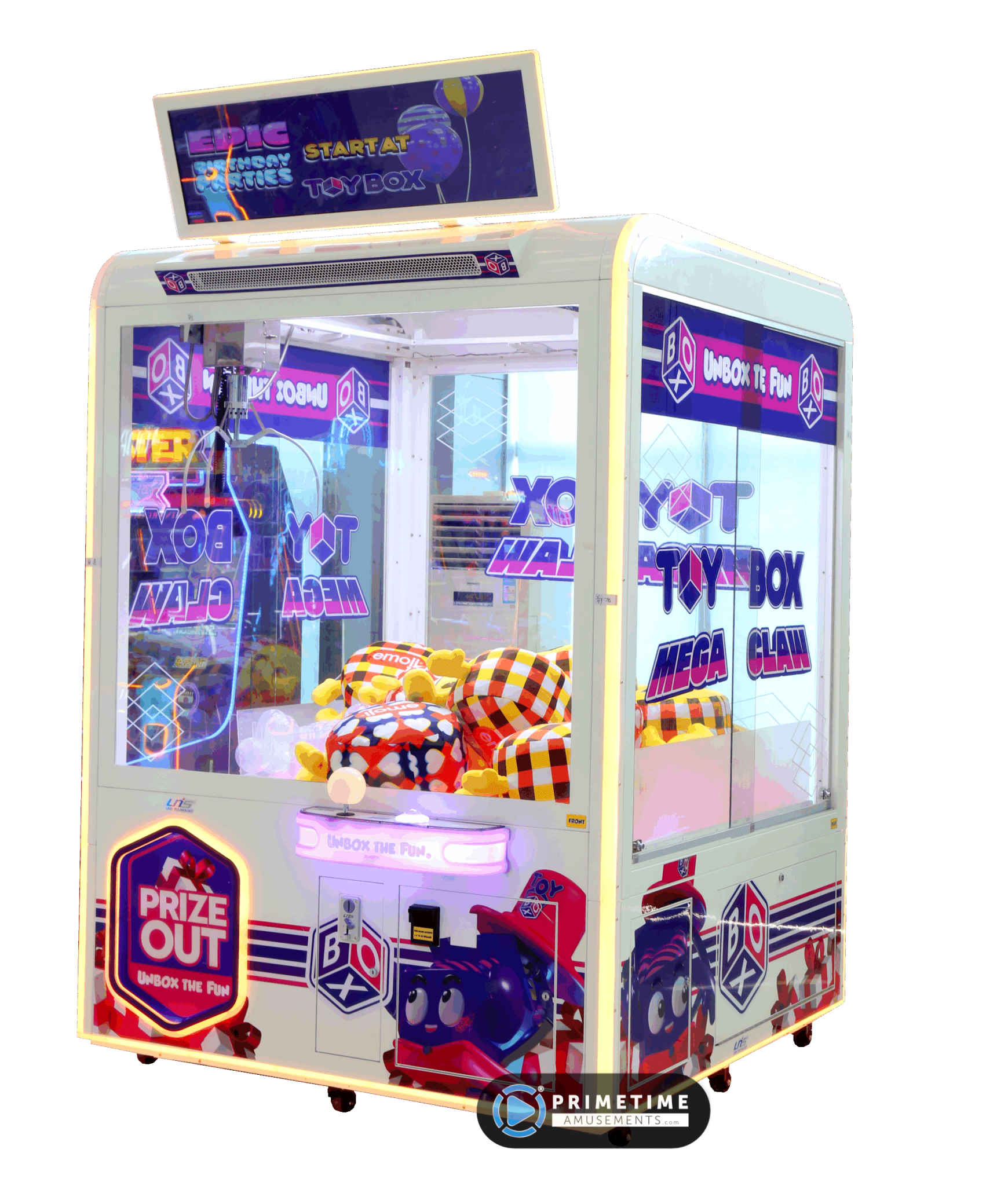 Toy Box Mega Claw - PrimeTime Amusements